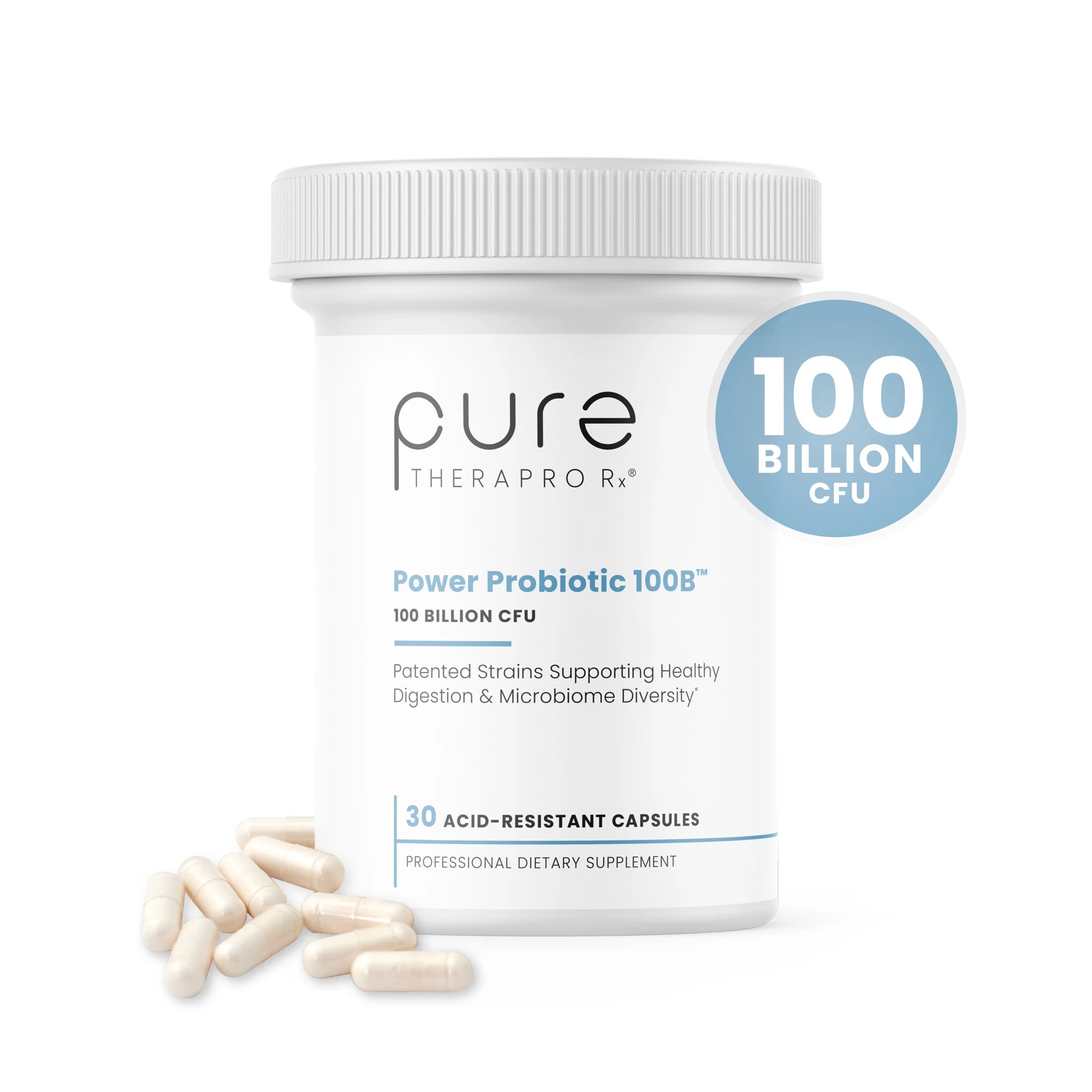 Power Probiotic 100B - 30 Acid-Resistant Vegetable... – Pure TheraPro Rx